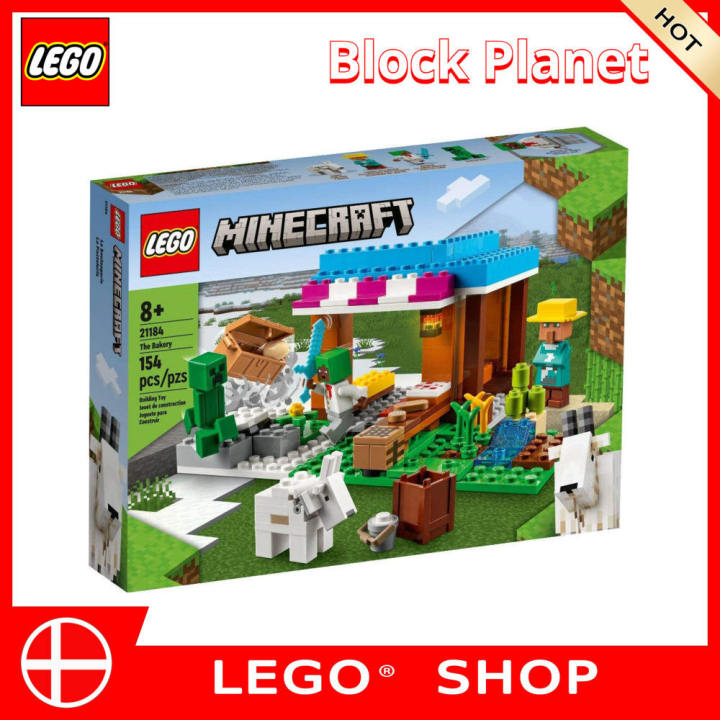 【Official】 LEGO 21184 Minecraft The Bakery 154pcs 8+ -Block Planet ...