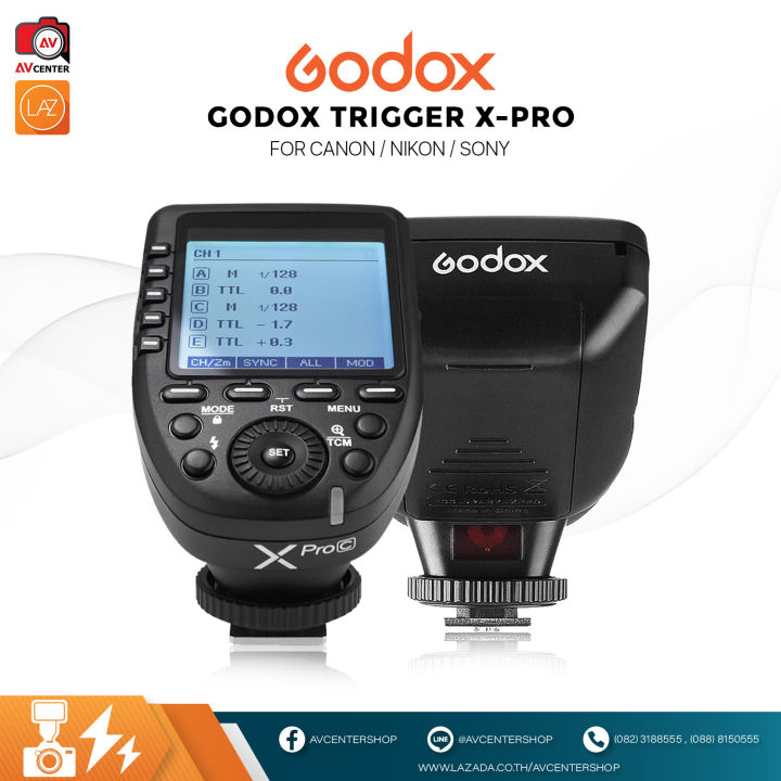 Godox Trigger Wireless Flash X-PRO TTL [รับประกัน 6 เดือน] | Lazada.co.th