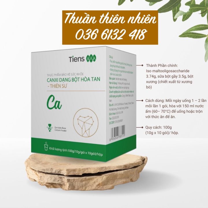 Canxi Thiên Sư canxi tiens dạng bột hoà tan giúp cơ thể khoẻ mạnh ...