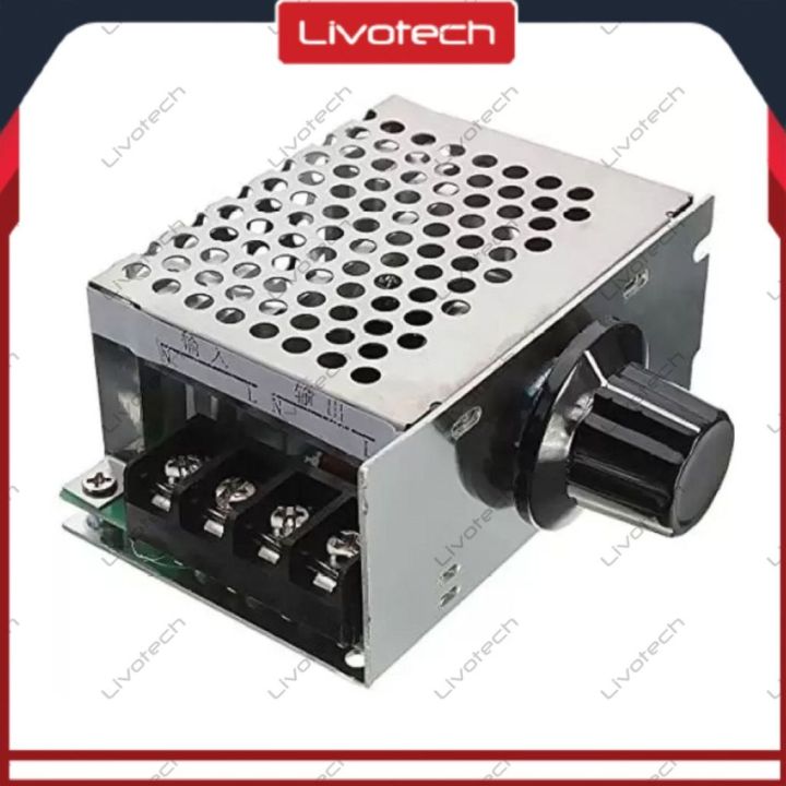 Dimmer SCR 4000W 220V + Casing PWM Voltagee Regulator Motor Speed ...