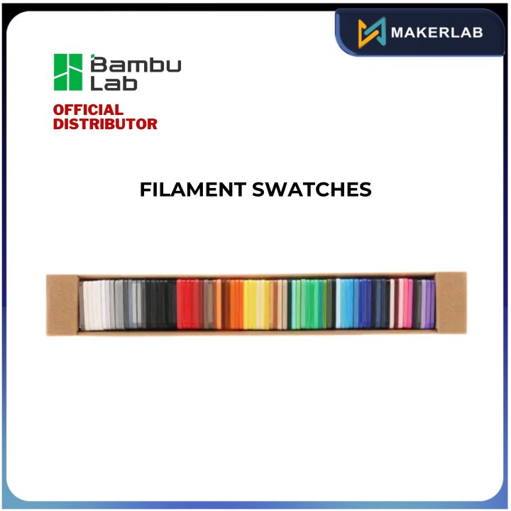Bambu Lab 3D Printer Filaments Swatches | Lazada PH