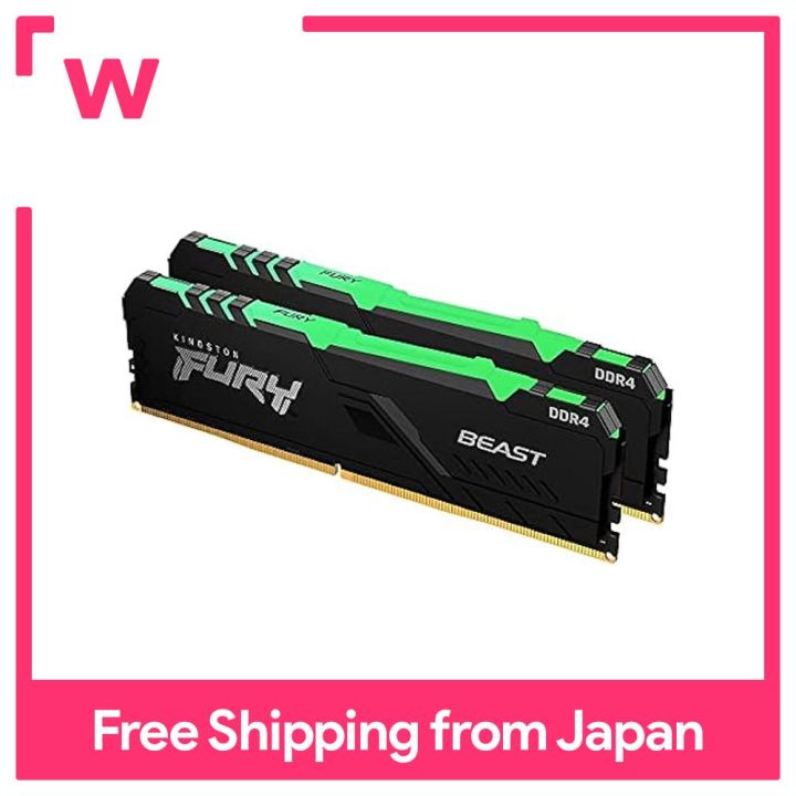 Kingston Kingston FURY desktop PC memory DDR4 3200MHz 8GBx2 pieces Kingston FURY Beast Beast RGB ...