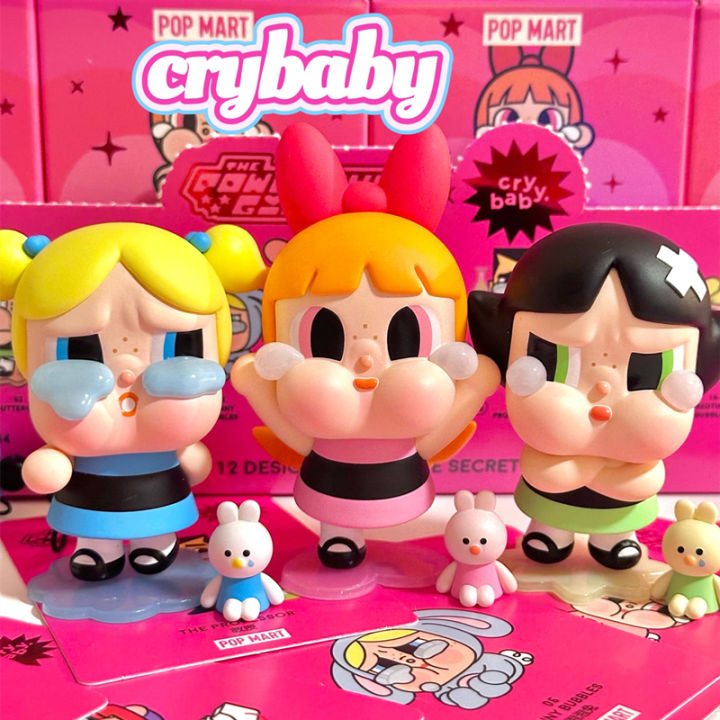Zoopa [Optional] [Genuine] POPMART official Pop Mart CRYBABY Powerpuff ...