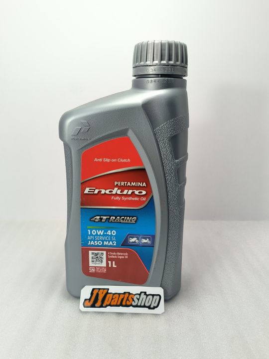 oli pertamina enduro 4T racing 10W-40 1L ORIGINAL | Lazada Indonesia
