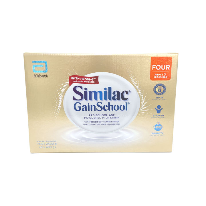 SIMILAC Gain School HMO 2.4kg | Lazada PH