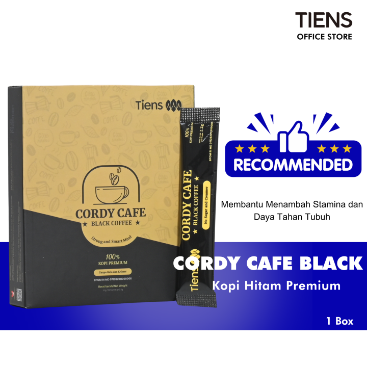 Tiens Cordy Cafe Black Coffee Series Kopi Hitam Premium Untuk Daya Tahan Tubuh All Variant