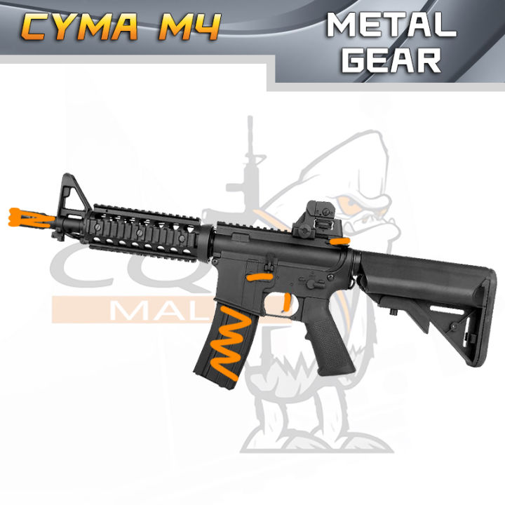 CQB CYMA M4 High End Metal Gear Gel Ball Blaster Toy Automatic AEG Toy ...
