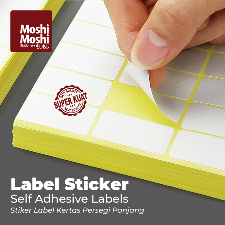 Label Sticker Undangan Shelf Adhesive Paper Kertas Tempel Dokumen Isi 7 ...