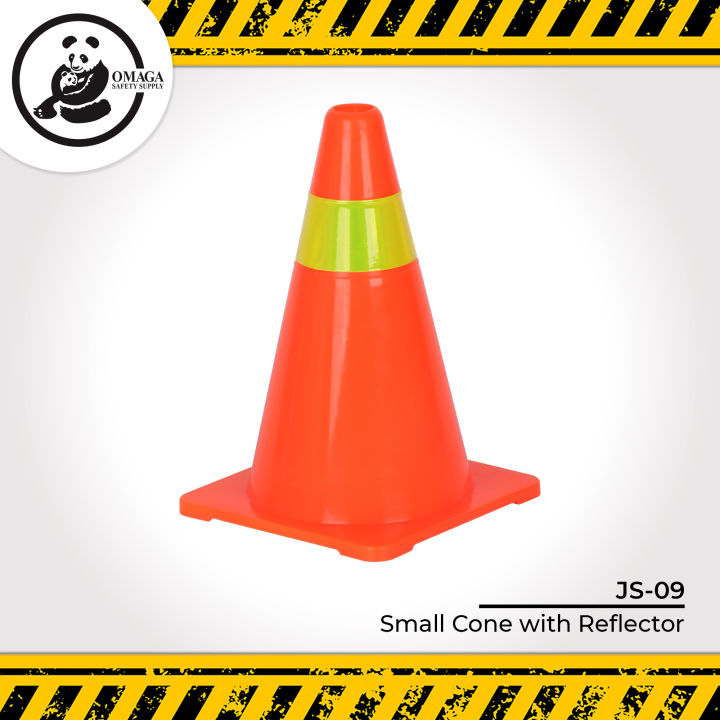 SAFETY SMALL CONE WITH REFLECTOR 10.5" JS-09 | Lazada PH