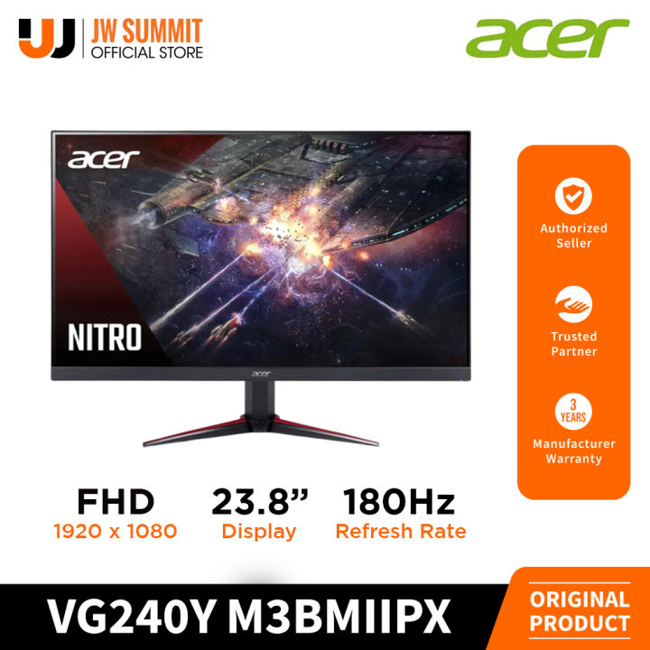 Acer Nitro VG240Y M3BMIIPX LED 23.8" FHD 1920x1080 IPS Technology 1ms ...