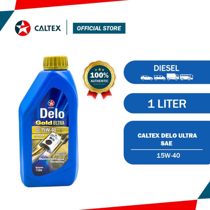 Caltex Delo Gold Ultra SAE 15W40 1 Liter | Lazada PH