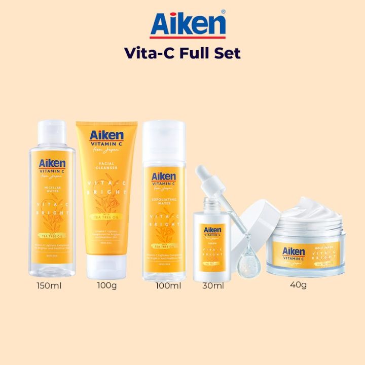 AIKEN Vita-C Brightening Full Set | Lazada