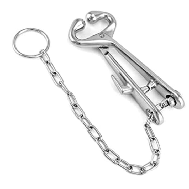 Stainless Steel Farm Cattle Livestock Tool Cow Nose Ring Pliers Bull ...