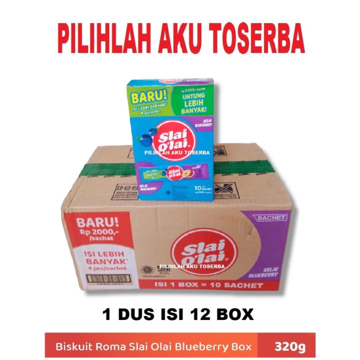 Biskuit Roma Slai O'lai Blueberry / Slai Olai Blueberry Box 32 gram ...