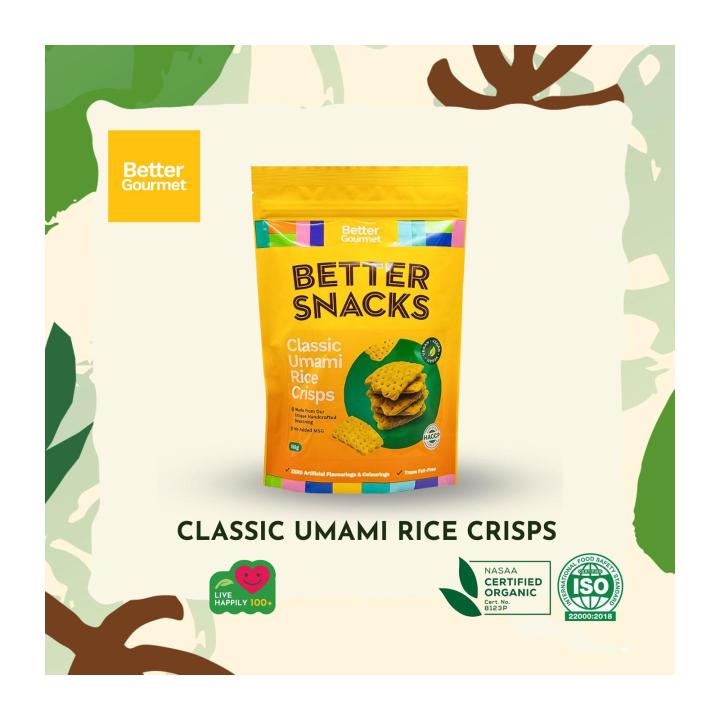 Better Gourmet Classic Umami Rice Crisps 150g | Lazada Singapore