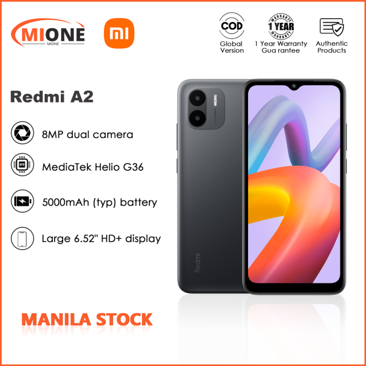 Xiaomi Redmi A2+ Smart Phone 3GB+64GB Redmi A2 Plus MediaTek Helio G36 ...