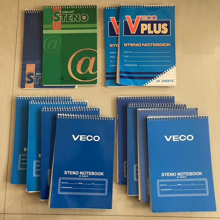 STENO NOTEBOOK 60's (VECO BLUE) / (1 PC) | Lazada PH
