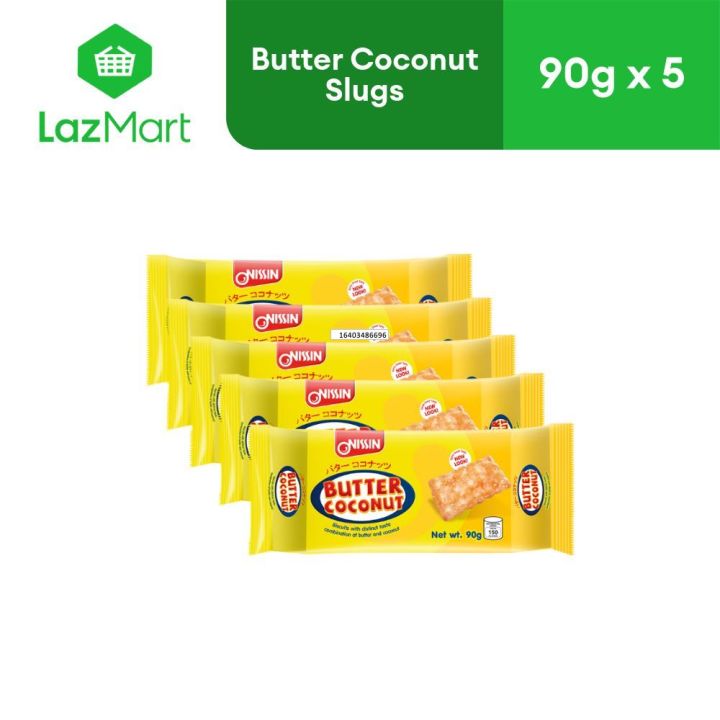 Nissin Butter Coconut Slugs 90g - Pack of 5 | Lazada PH