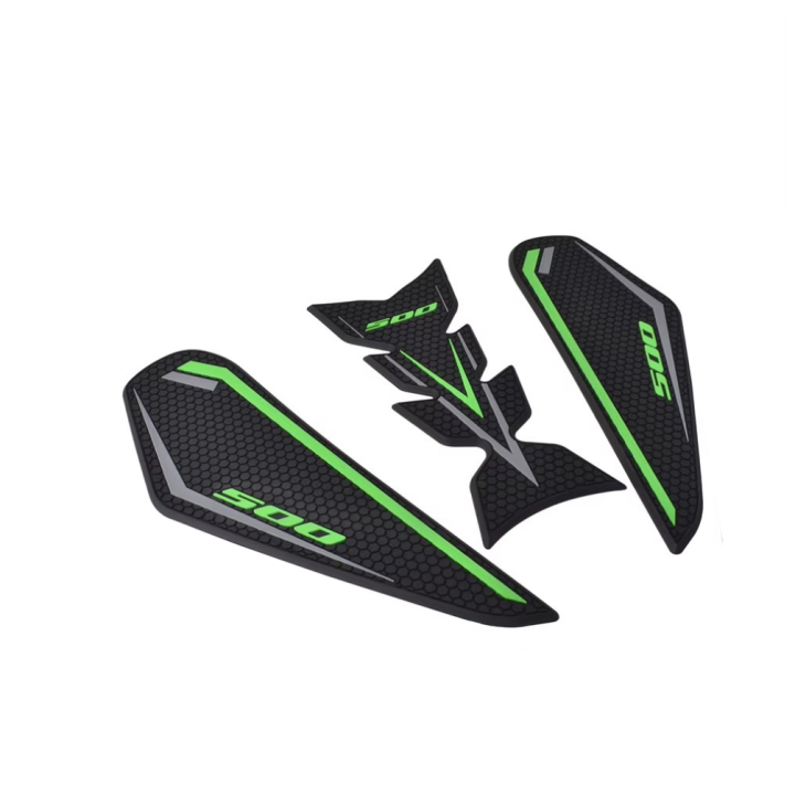 For Kawasaki Z500 Ninja500 Tank Traction Side Pad Gas Fuel Knee Grip Decal For Ninja Z 500 SE ...