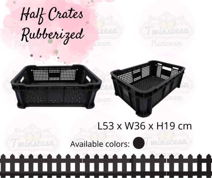 HALF CRATES HEAVY DUTY 3J BRAND | Lazada PH