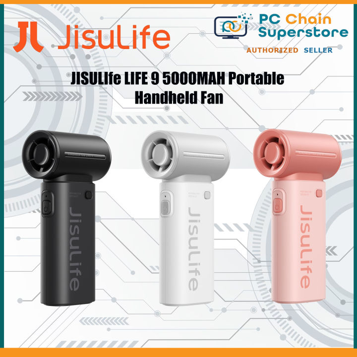 JISULIFE LIFE 9 Powerful Portable Turbo Fan - 5000mah / Rechargeable ...