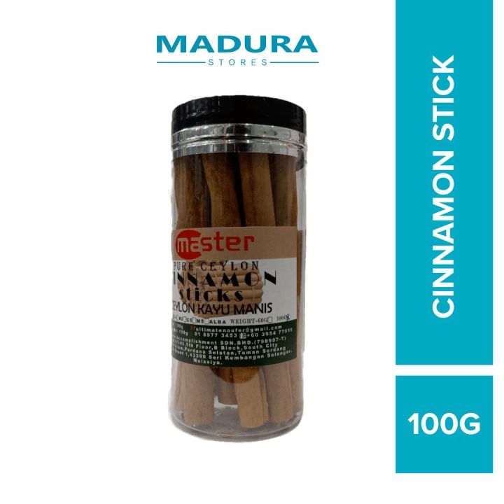 Master Pure Ceylon Cinnamon Stick 100g / Madura | Lazada