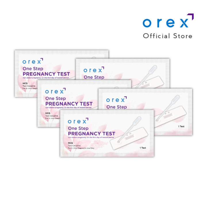 OREX One Step Pregnancy Test PT Kit (Cassette) - 5pcs | Lazada PH
