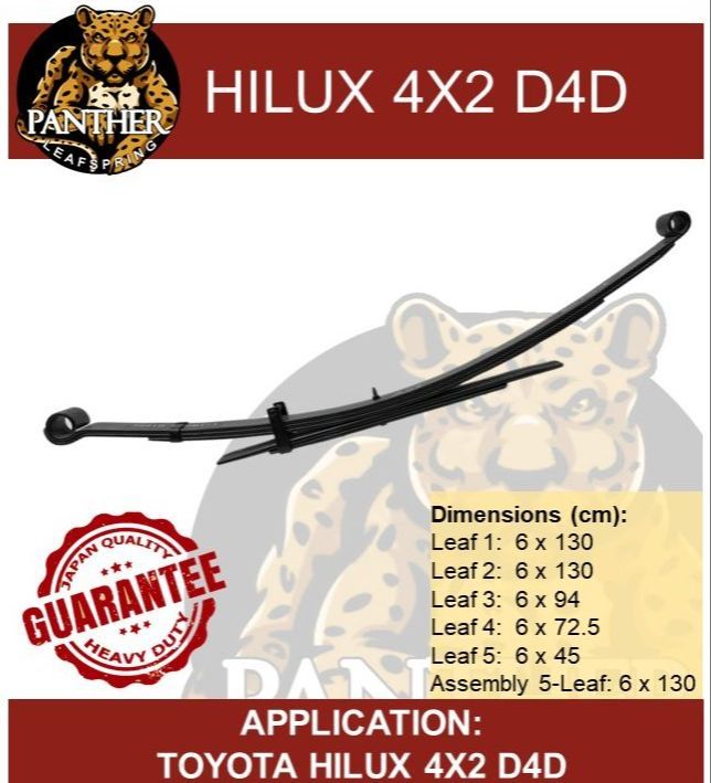 Molye / Leaf Spring for Hilux 4x2 D4D Rear (MATIBAY) | Lazada PH