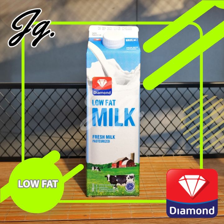 DIAMOND FRESH MILK LOW FAT 946 ML | Lazada Indonesia
