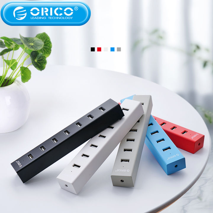 ORICO HUB 7 Ports USB2.0 HUB With DC Input Power Port SuperSpeed Data ...