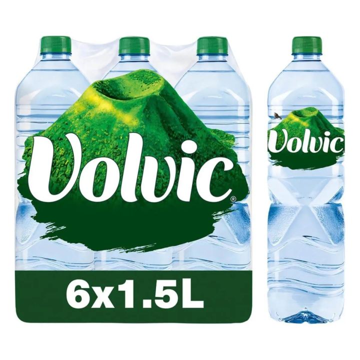 Volvic Natural Mineral Water 6 x 1.5Liter | Lazada