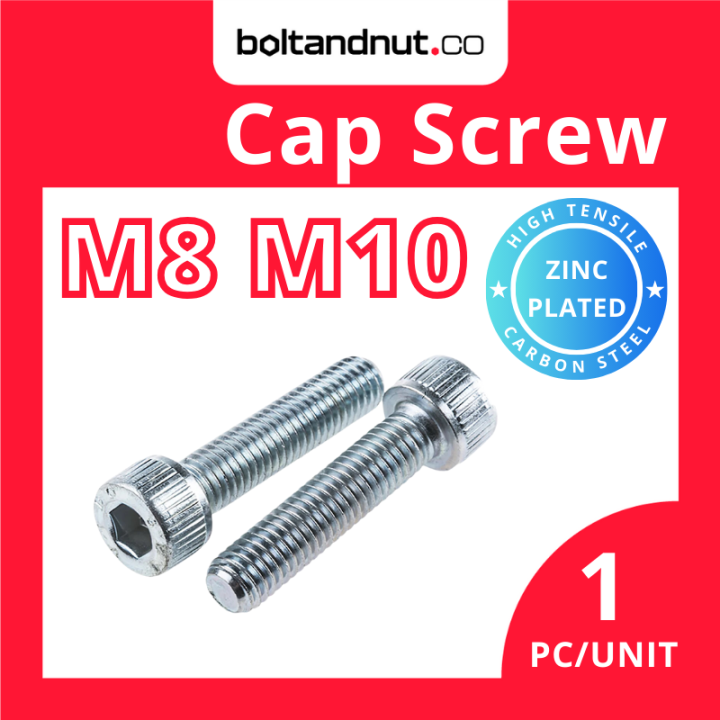M8 M10 Hex Socket Cap Screw DIN912 | Grade 8.8 High Tensile | Zinc ...