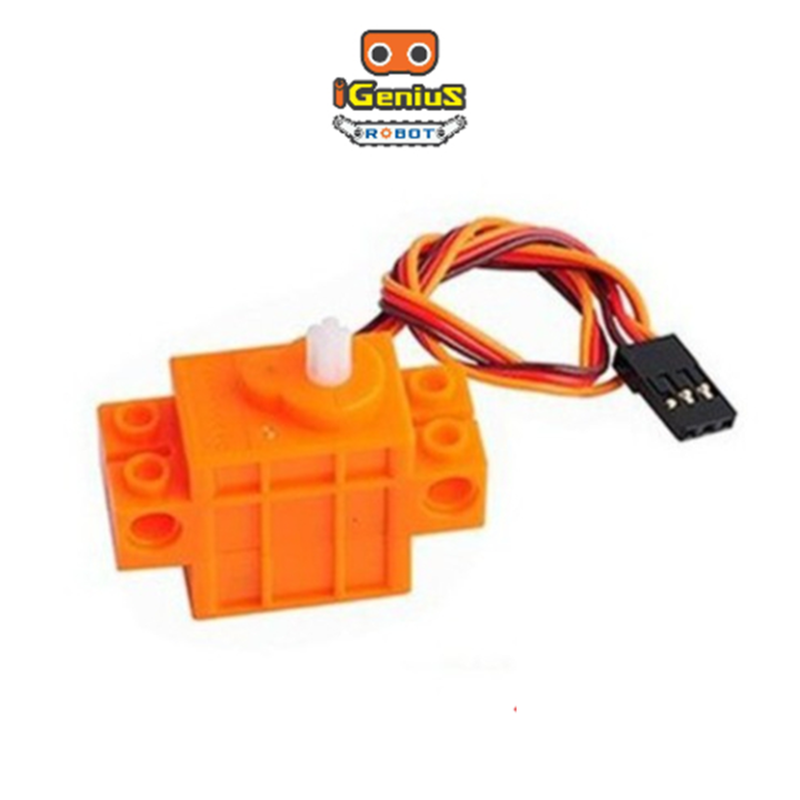 microbit ไมโครบิต iGenius Robot Kittenbot Geek Motor Orange 360° For microbit Coding มอเตอร์แกน ...