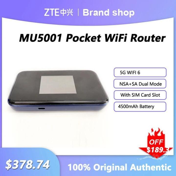 Original OPTUS MU5001 Pocket WiFi Router Wi-Fi6 1800Mbps NSA+SA Modem ...