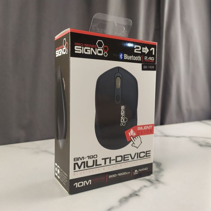 Signo Bluetooth+Wireless Mouse BM-190 | Lazada.co.th