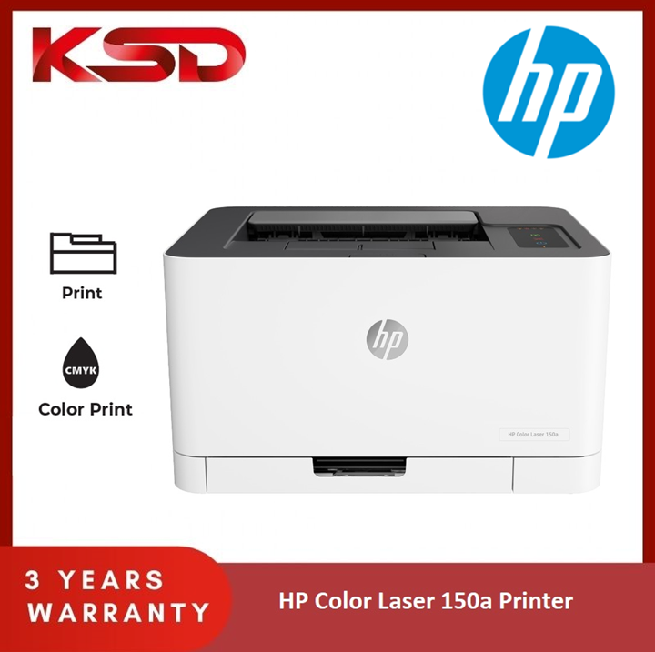 HP Color Laser 150A Single Function Printer / HP 150A Color Laser ...
