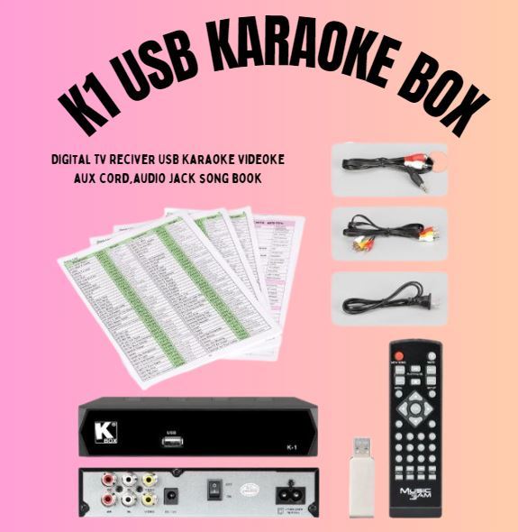 Digital TV Reciver USB Karaoke Videoke Player With 300 Plus new Update ...