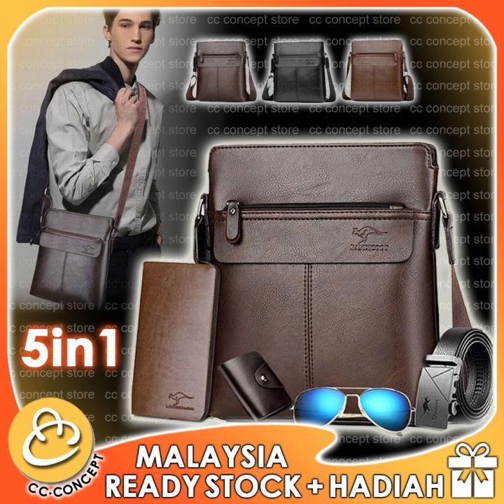 CC CONCEPT 5 in 1 Men Sling Bag Cross Body Bag Shoulder Bag Messenger ...