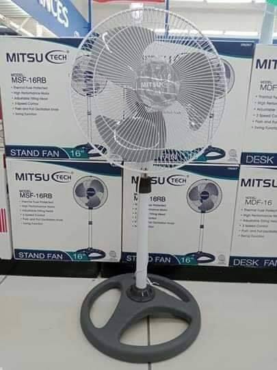 MP162 16inches MITSUTECH Stand Fan MSF-16RB | Lazada PH