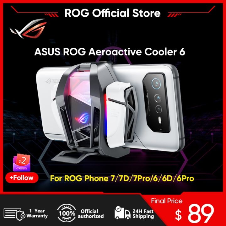 Original Asus AeroActive Cooler 6 rog phone 6/6D Funcooler with Fan ...
