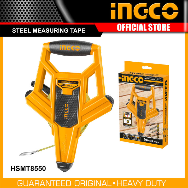 Ingco HSMT8550 Industrial Steel Measuring Tape 50m x 12.5mm IHT | Lazada PH