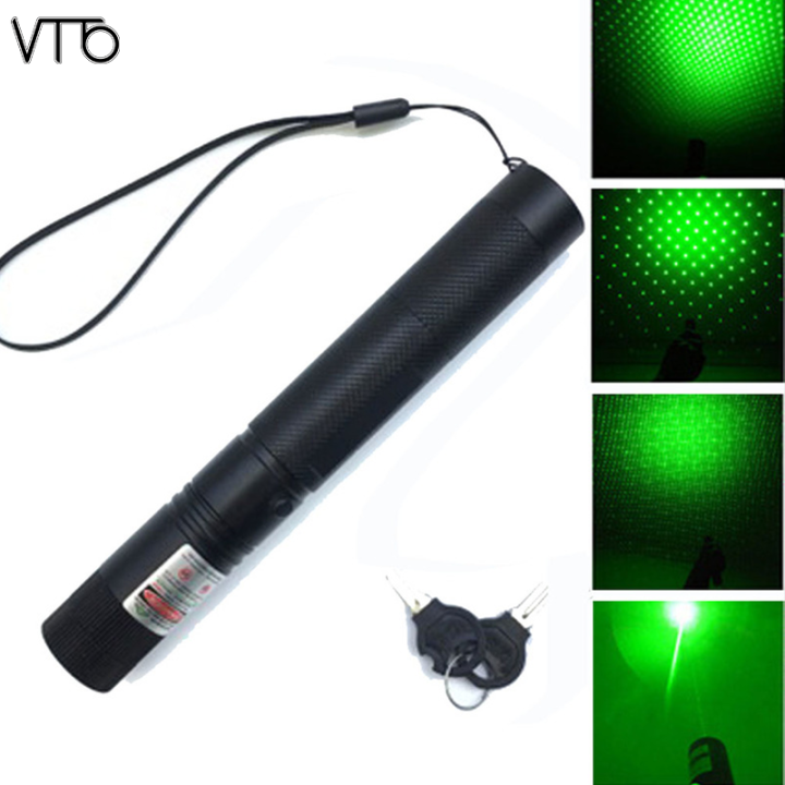 VTTO Leser Green Pointer 532nm 5mw 303 Rechargeable Visible Beam Light ...