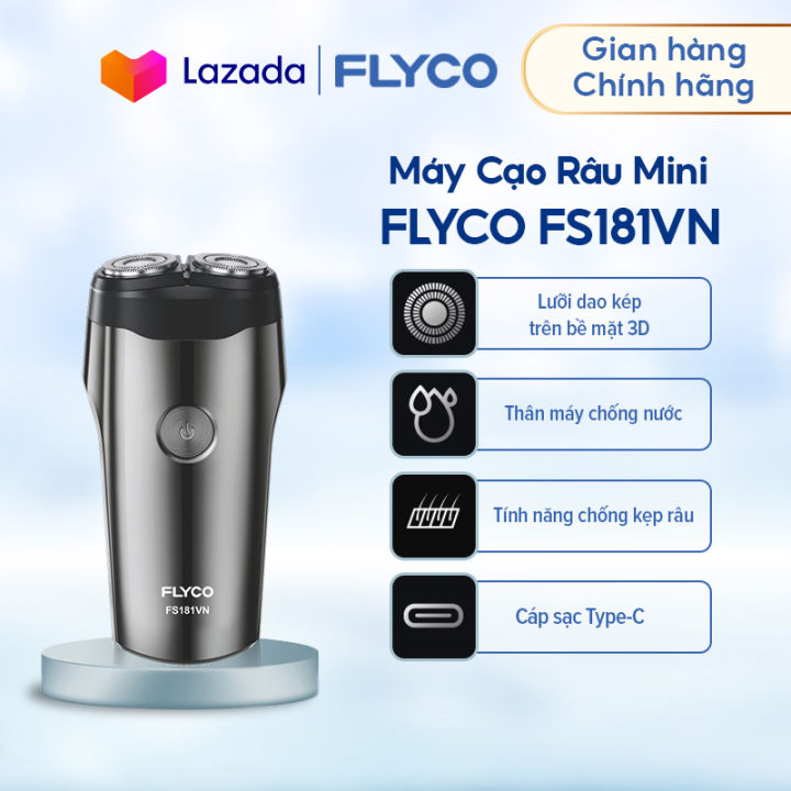 Máy Cạo Râu Flyco FS181VN 2 Lưỡi Kép Thân Máy Kháng Nước - Hàng Chính Hãng | Lazada.vn
