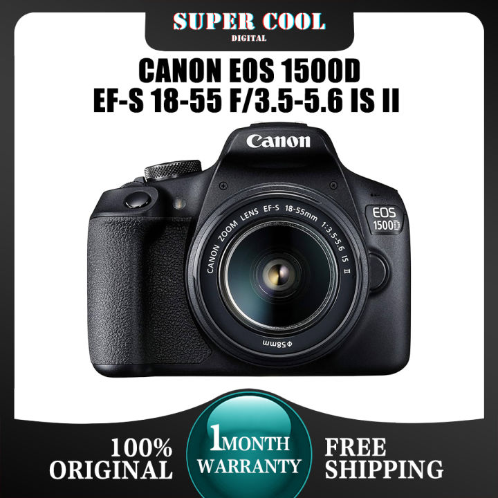 Canon EOS 1500D with EF-S 18-55mm f/3.5-5.6 IS II Lens Kit Set | Lazada PH
