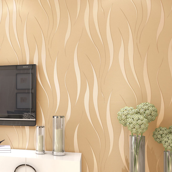 ABL 3D Wave Wallpaper Modern Living Room Bedroom TV Background Wall 3D ... ABL 3D Wave Wallpaper Modern Living Room Bedroom TV Background Wall 3D ...