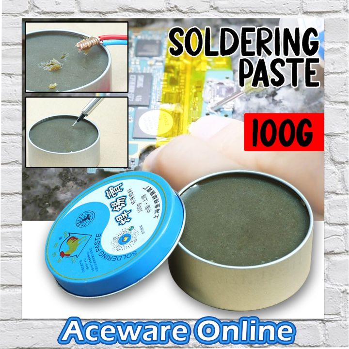 100G SOLDERING PASTE DURABILITY PURE FLUX ROSIN NON-SPILL SOLID ...