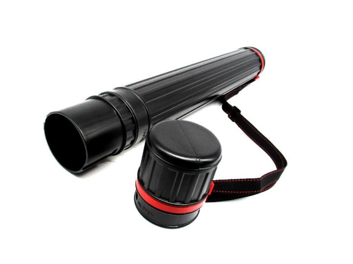 Drawing Tube Blueprint Case Telescoping Art Tube Large Plastic Black ...