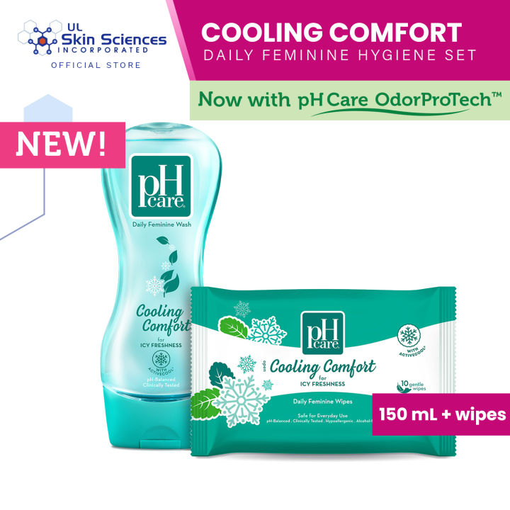 pH Care Daily Feminine Hygiene Cooling Comfort Set | Lazada PH