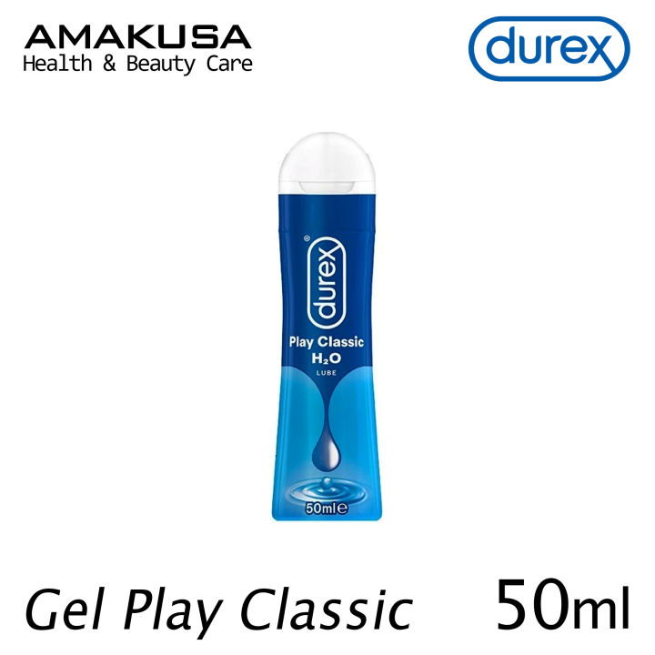 Durex Gel Play Classic H2O Lube 50ml Lubricant Adult Personal Jelly ...