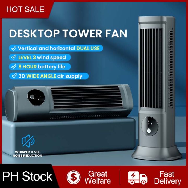 Rechargeable mobile 360 ° fan, portable fan for camping, camping, and ...